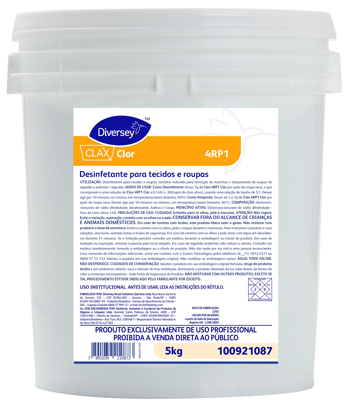 CLAX CLOR 5 KG (260051)